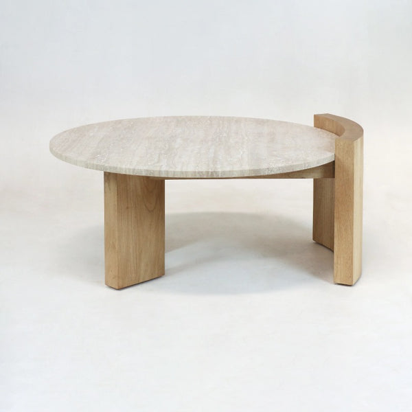 Mellix Granit Mermer & Ahşap Orta Sehpa – Latanwood